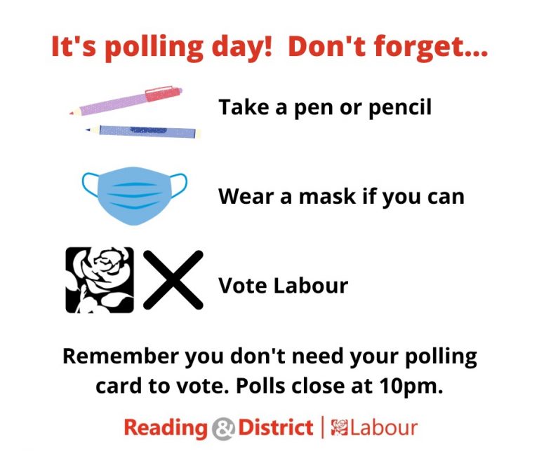 It’s Polling Day! – Reading Labour Party